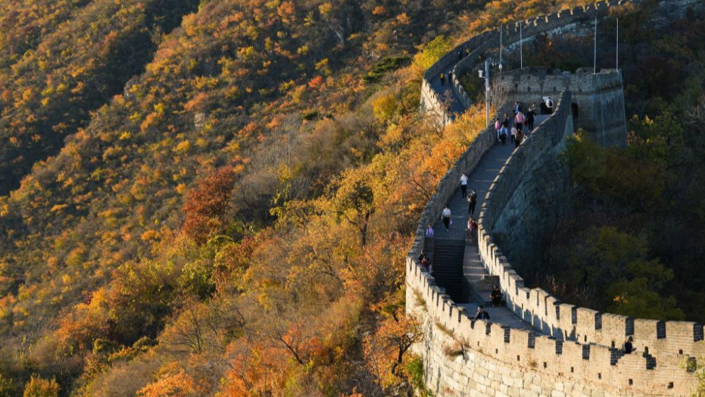 Paysage de la section de Mutianyu de la Grande Muraille à Beijing - CGTN
