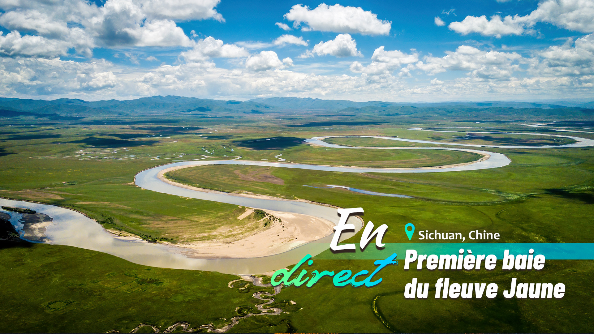 En direct : Première baie du fleuve Jaune - CGTN