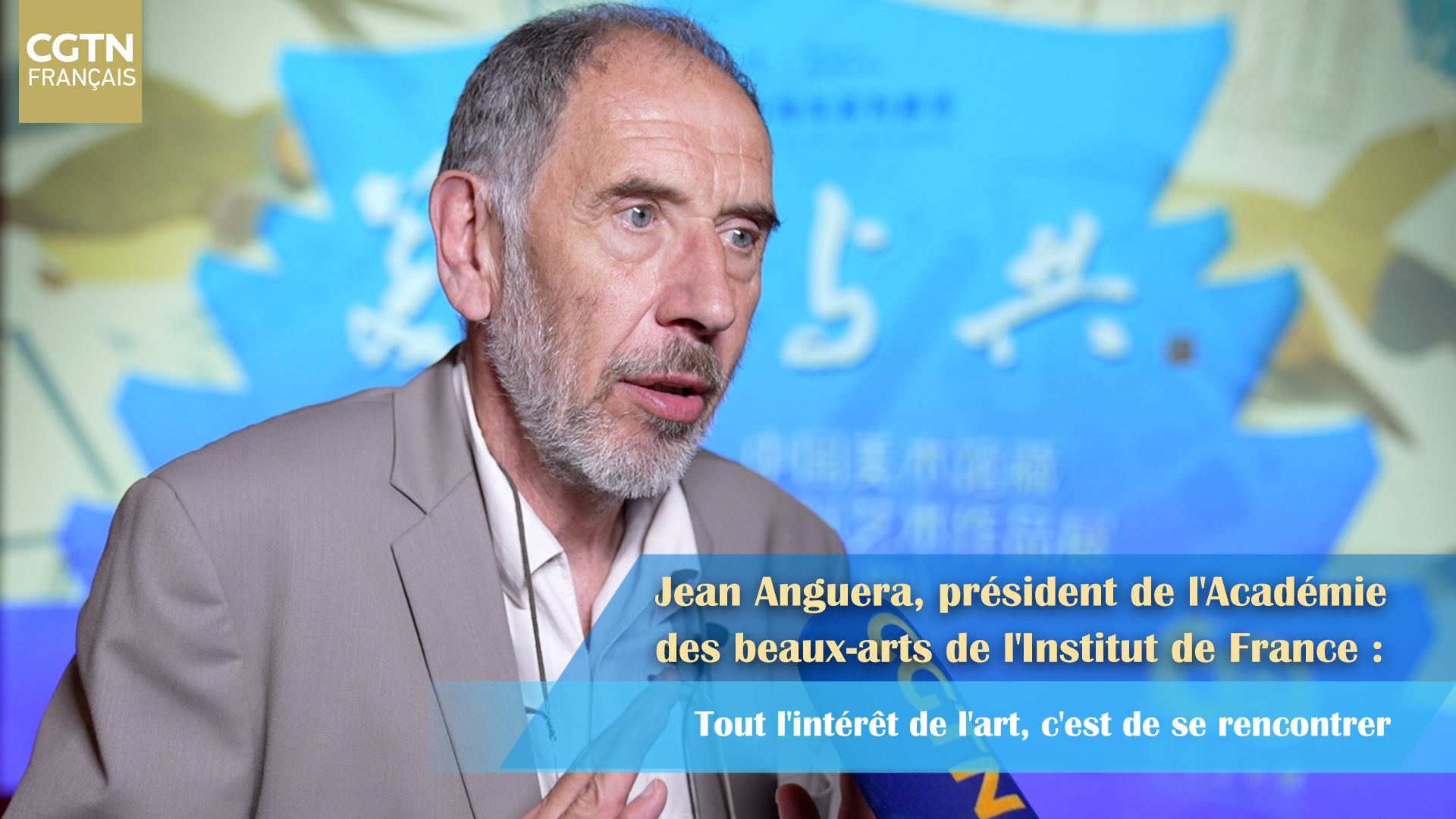 Jean Anguera, président de l'Académie des beaux-arts de l'Institut de ...