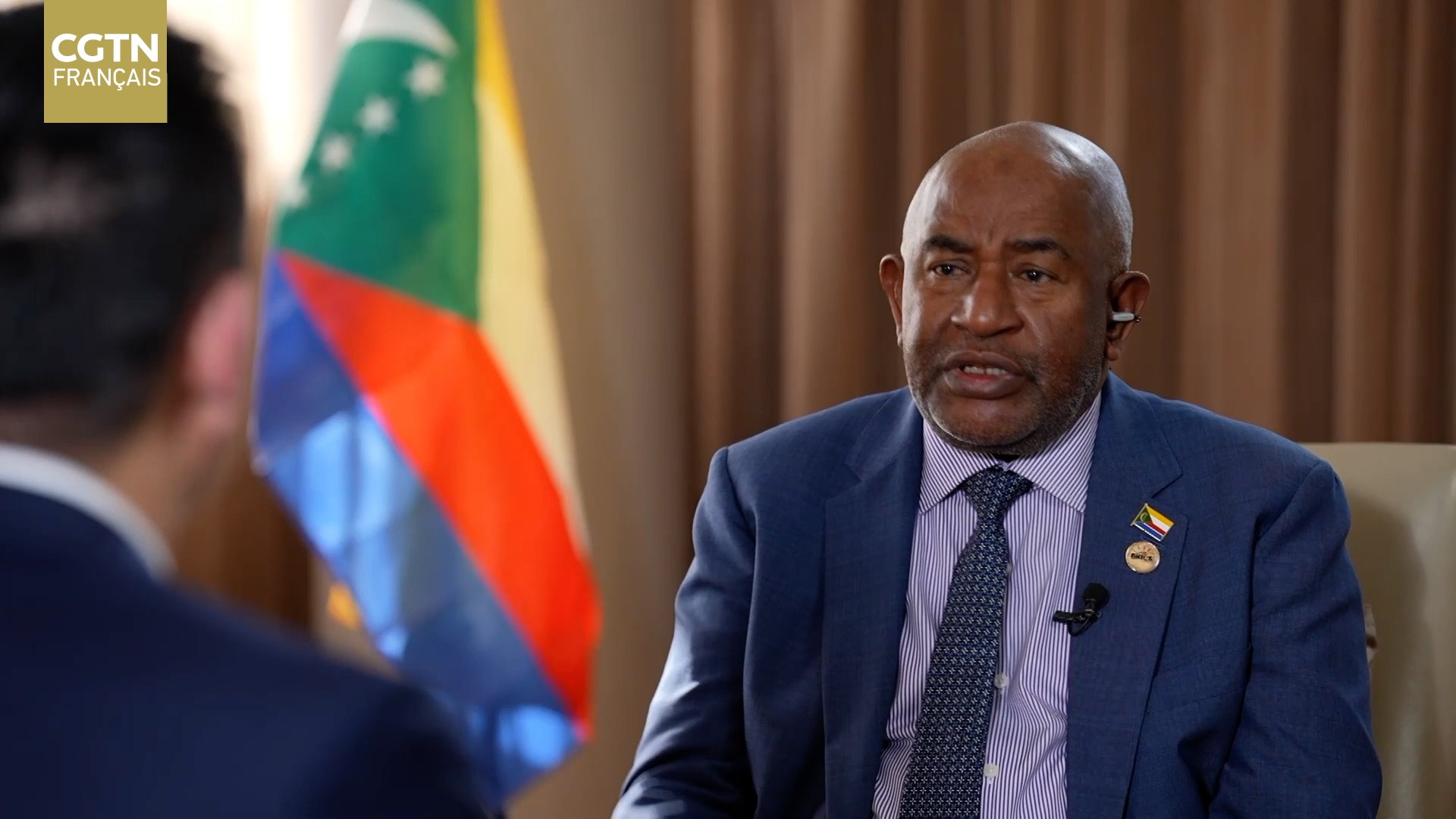 Interview exclusive du président comorien Azali Assoumani 2 - CGTN