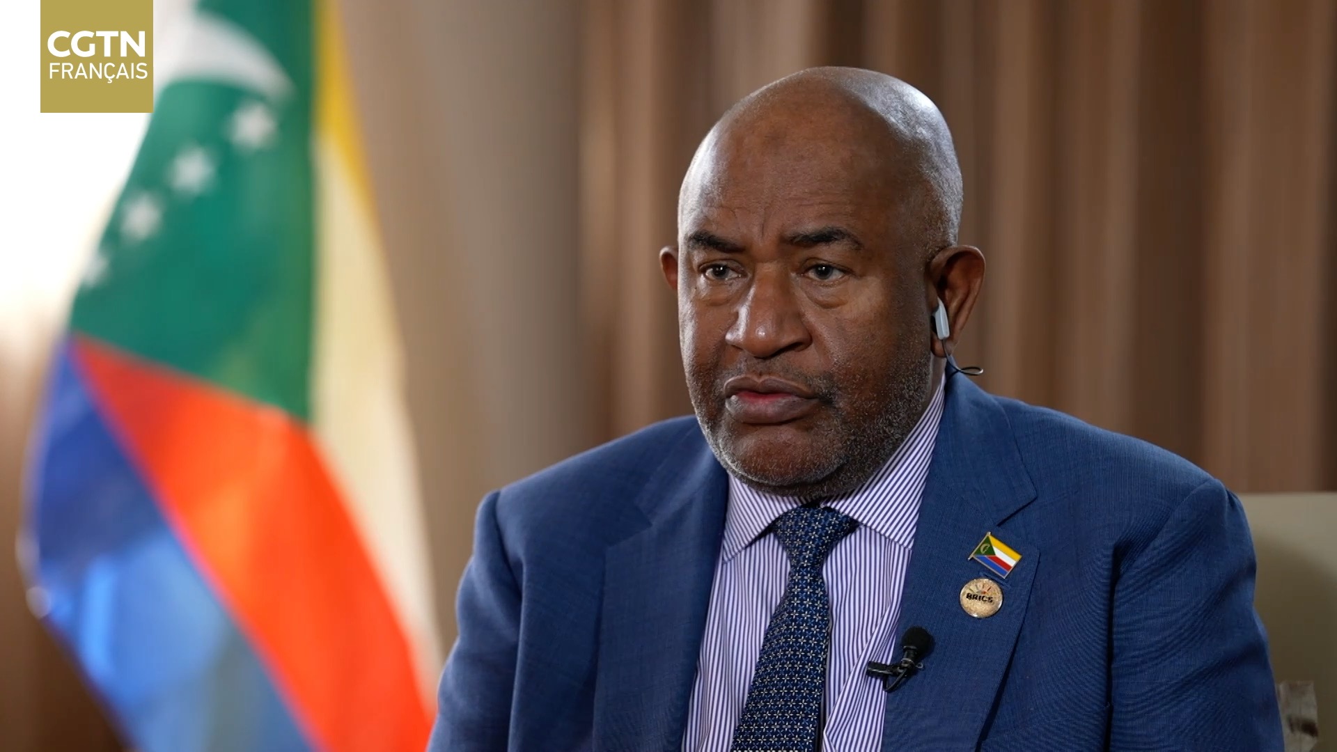 Interview exclusive du président comorien Azali Assoumani 1 - CGTN
