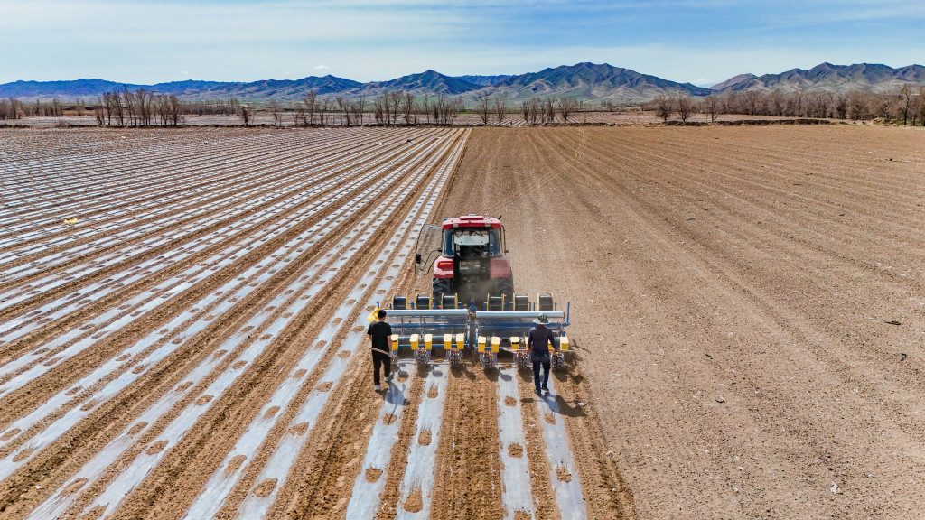 Xinjiang : Des machines intelligentes aident à semer efficacement le ...