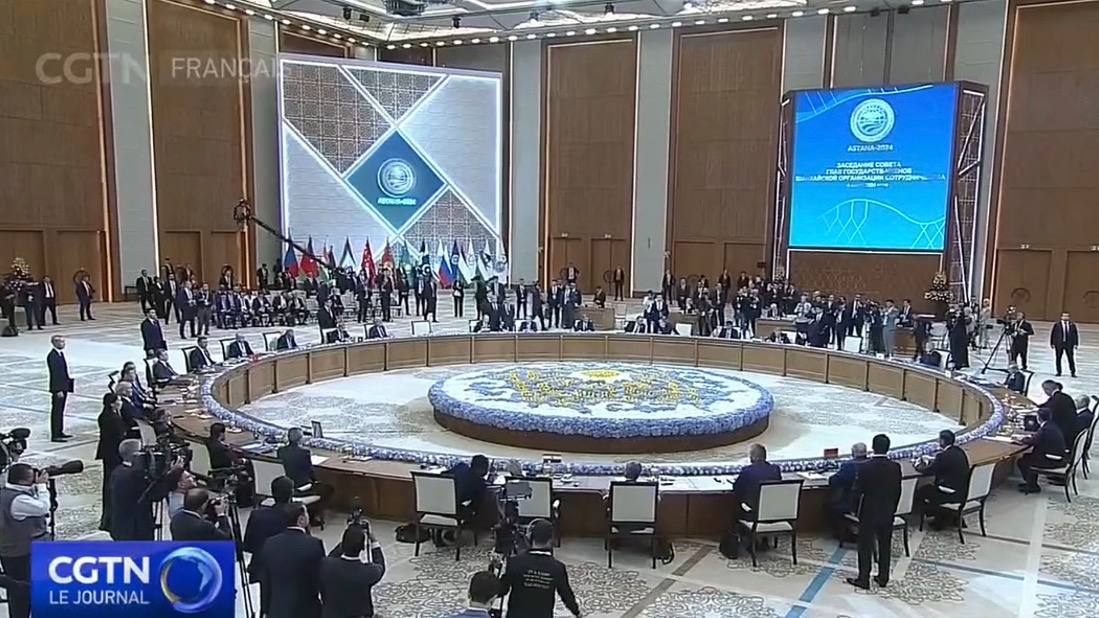 Les dirigeants participant au 24e sommet de l'OCS adoptent la ...
