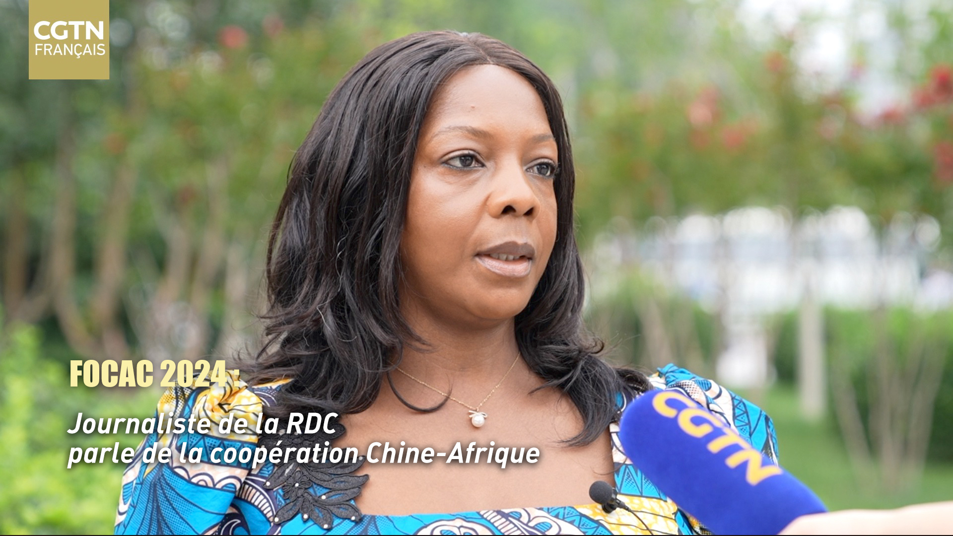 FOCAC 2024 : journaliste de la RDC parle de la coopération Chine ...