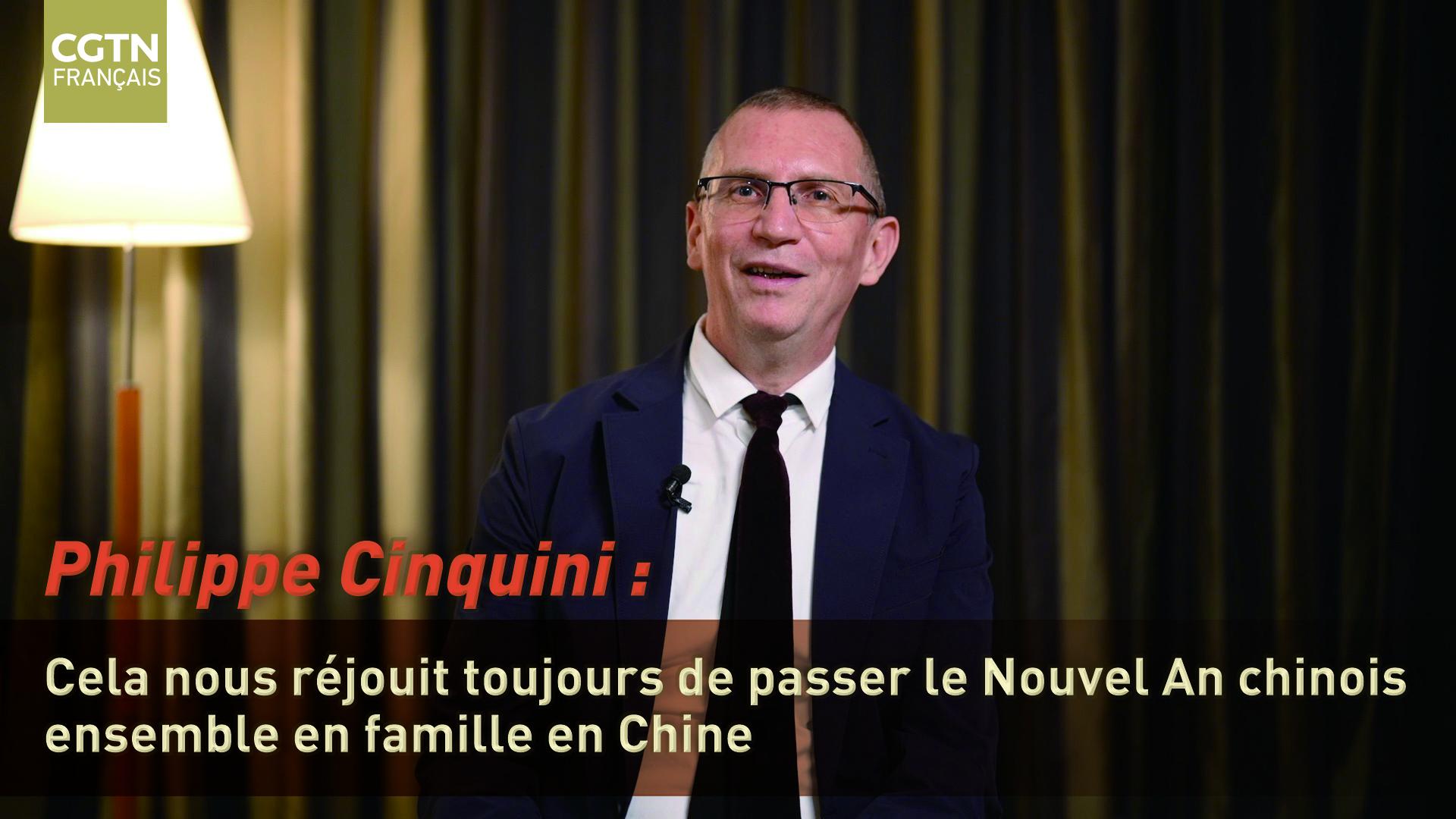 Philippe Cinquini : Cela nous réjouit toujours de passer le Nouvel An ...